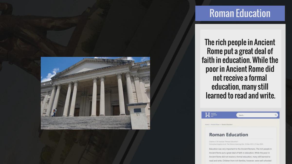 Roman Education
