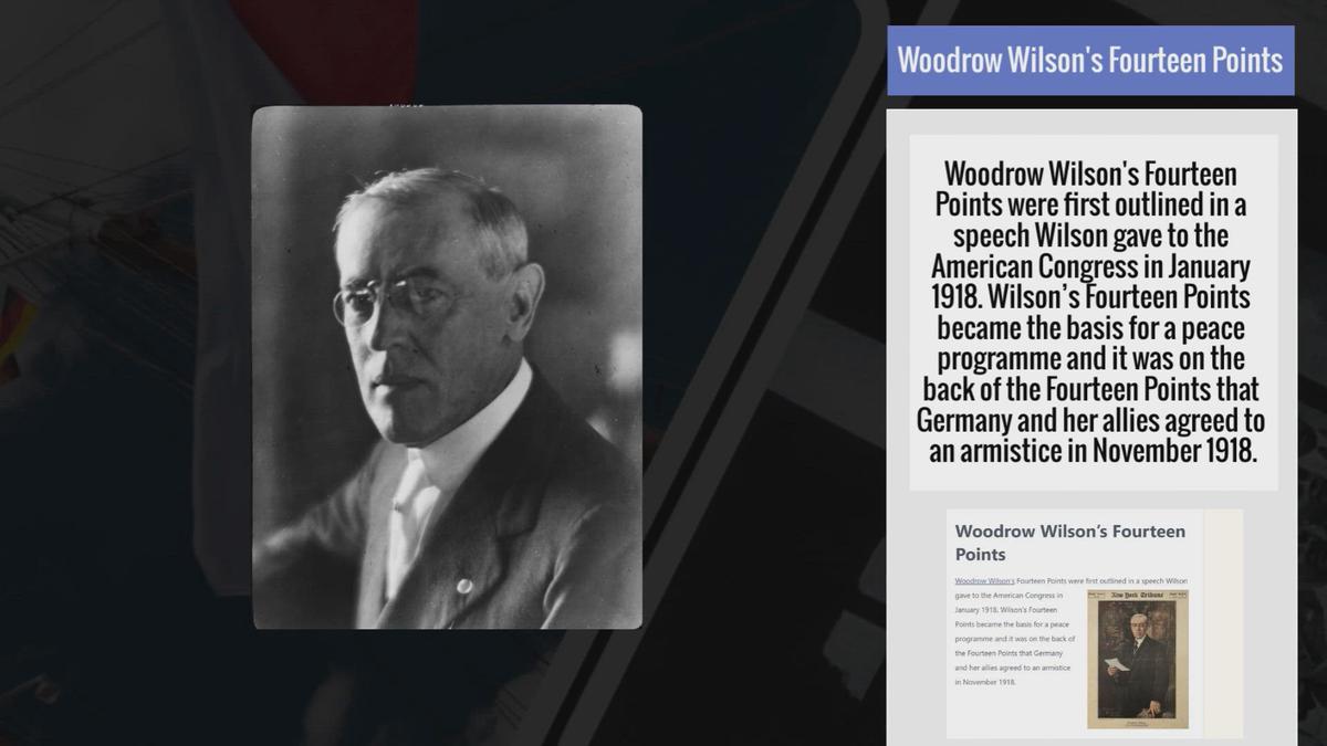 Woodrow Wilson's Fourteen Points